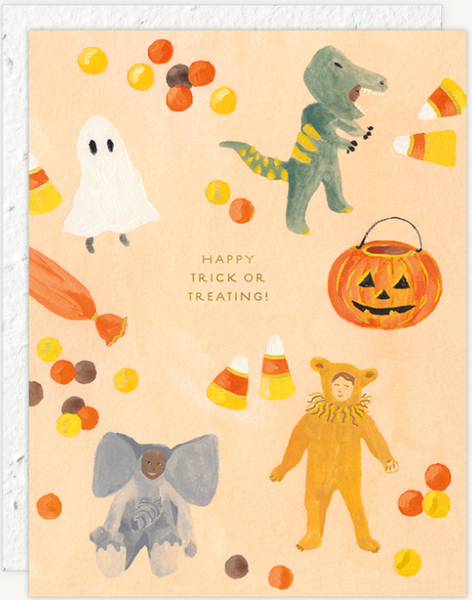 Happy Trick or Treating - Halloween Card – Burlap Ranch Mercantile
