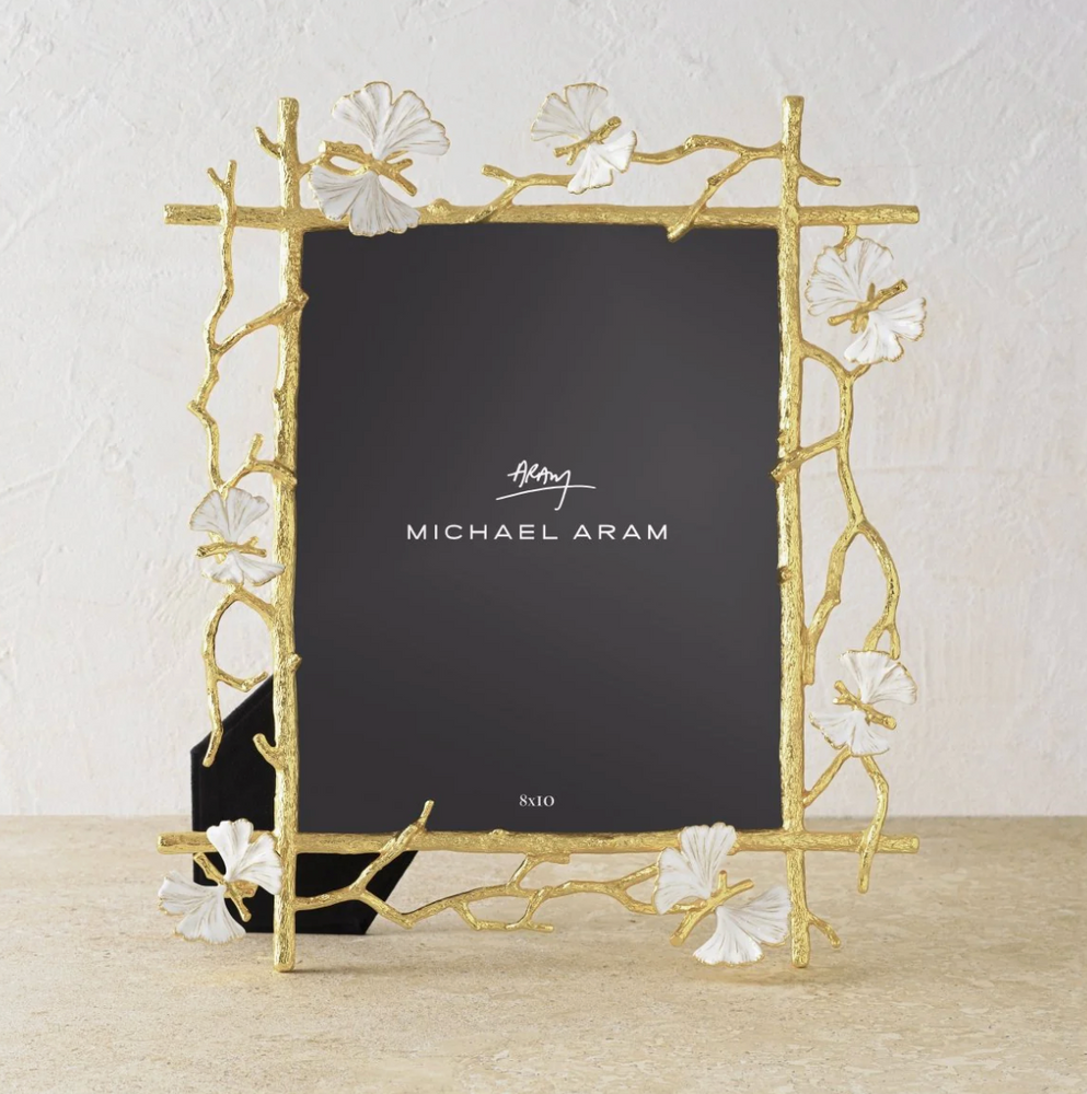Butterfly Ginkgo Gold Frame 8x10 – Burlap Ranch Mercantile